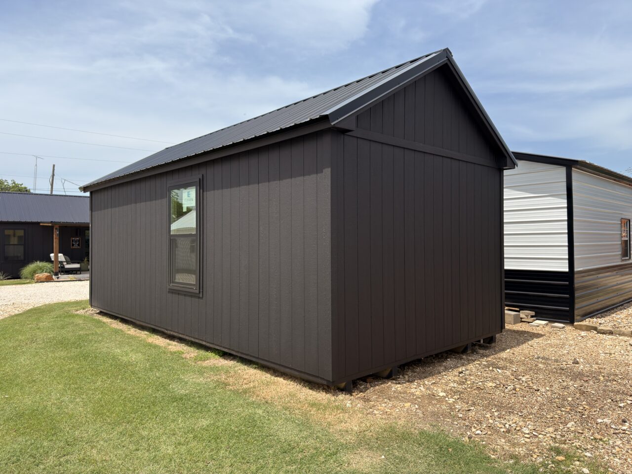 Retreat Painted Wood Tiny Home Shell - FARM + YARD
